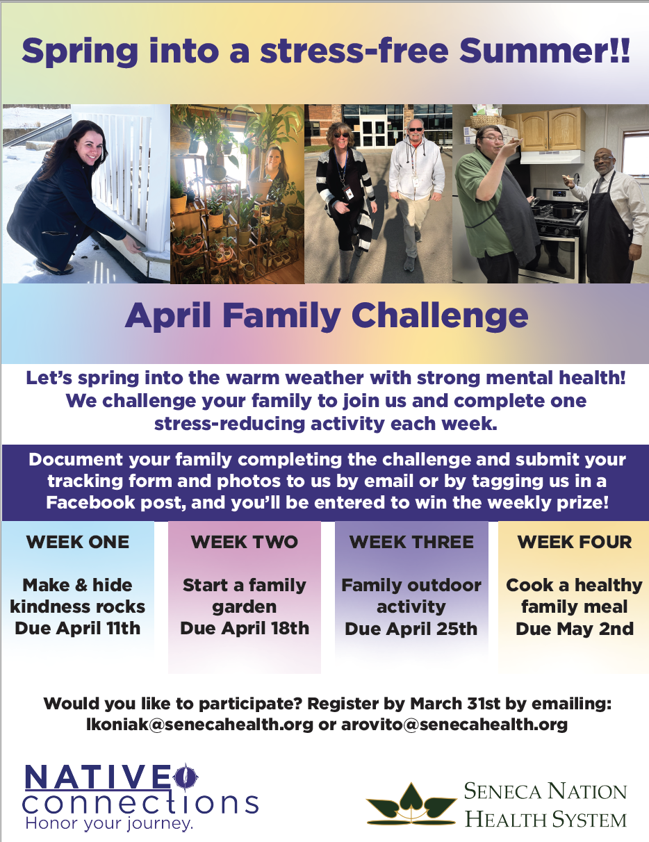 April Family Challenge - Native Connections - SNI