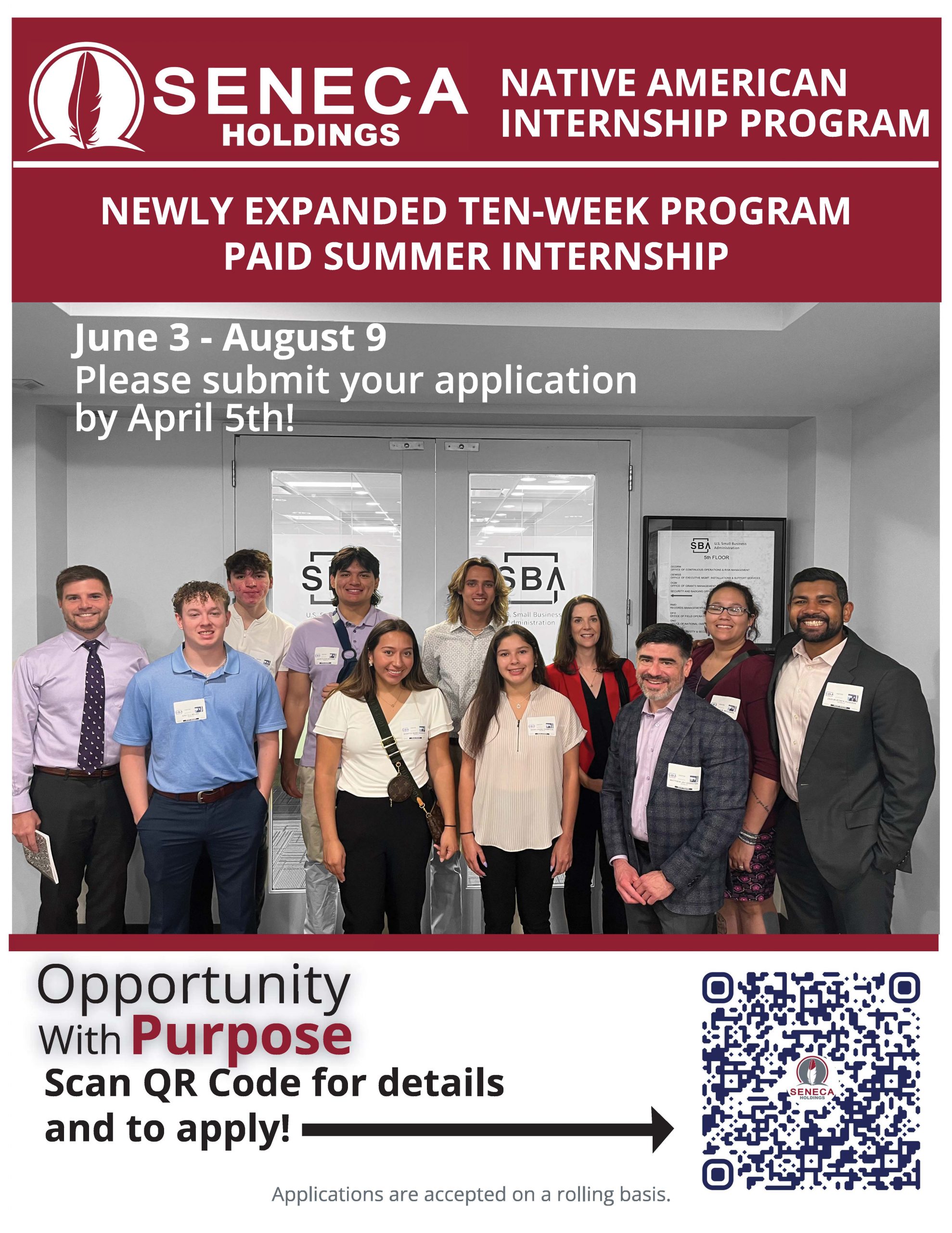Applications for the expanded Seneca Holdings internship program are ...