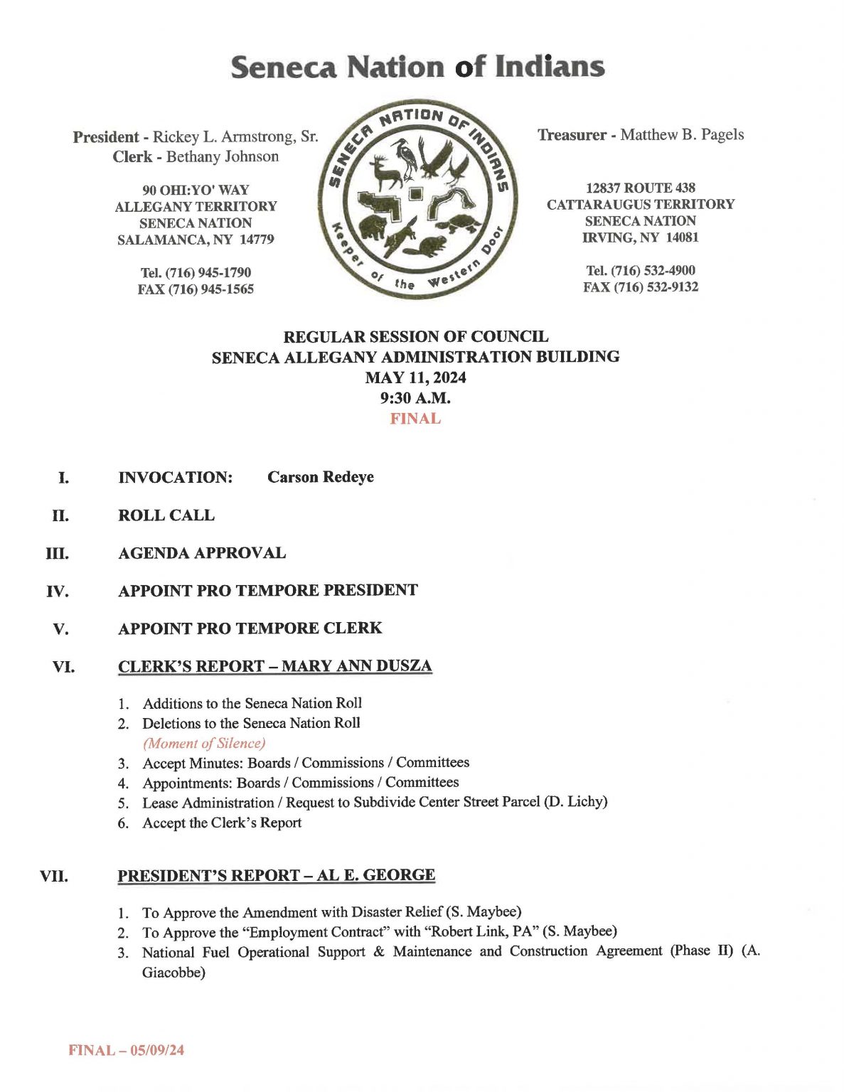 Seneca Nation of Indians - Official Website