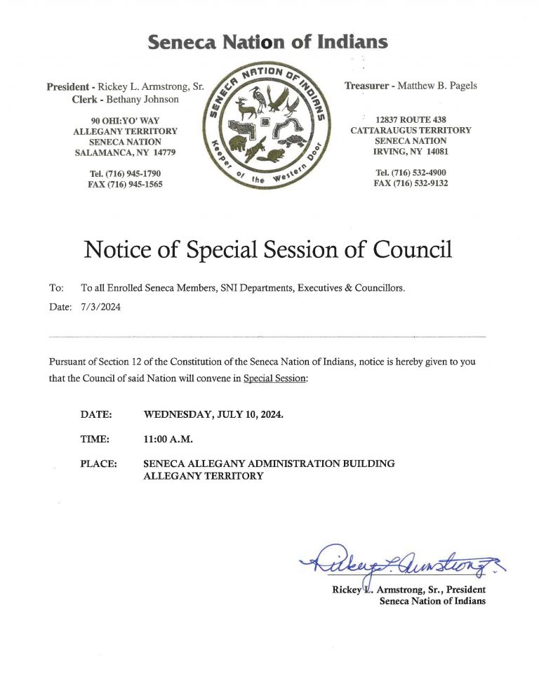 Seneca Nation of Indians - Official Website