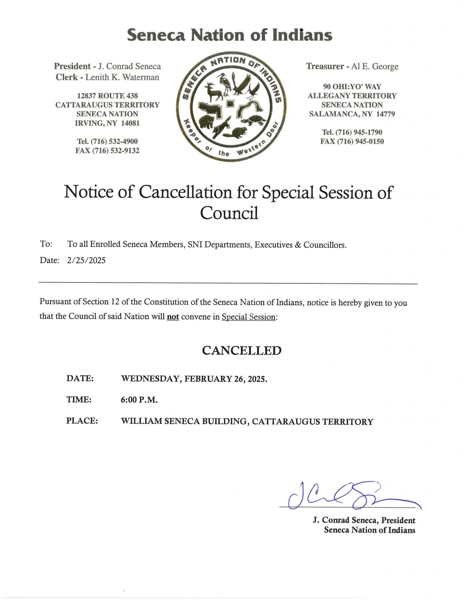 Seneca Gaming Corporation - SNI