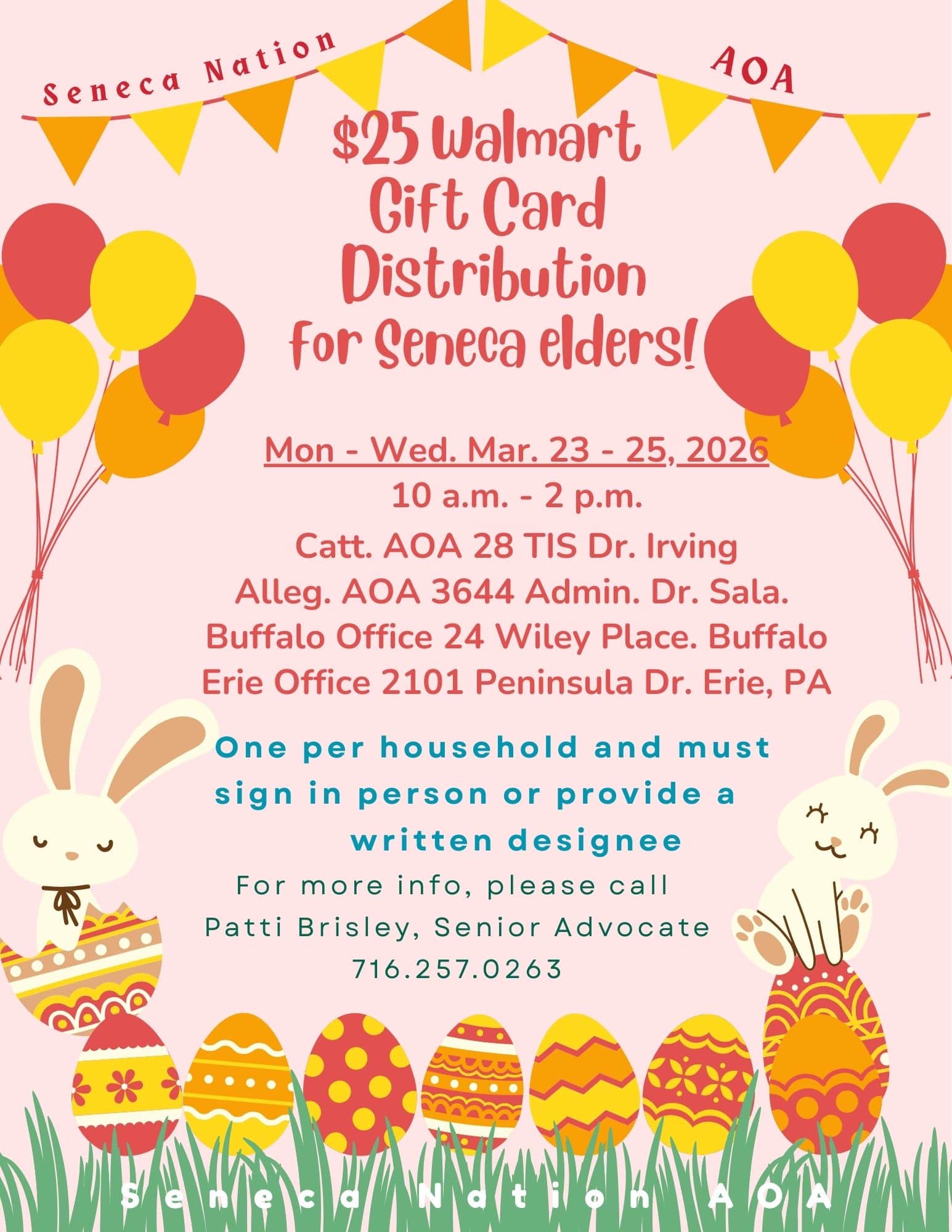 Elders Easter Gift Card Distribution - SNI